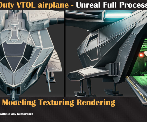 ArtStation - Call Of Duty VTOL airplane - Unreal Tutorial | Tutorials