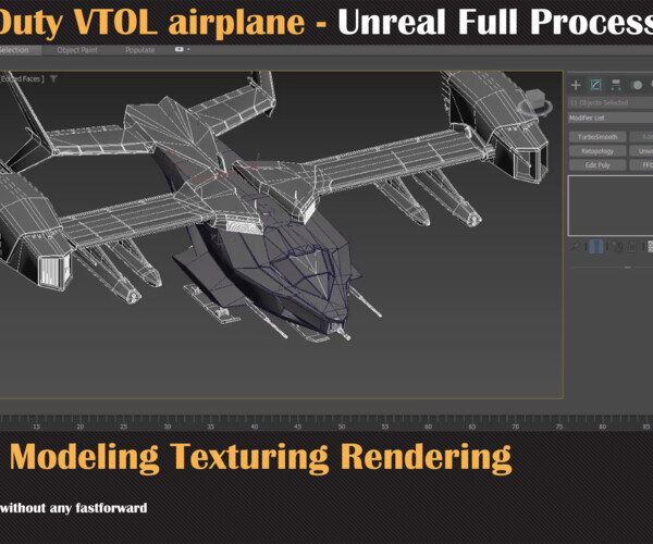 ArtStation - Call Of Duty VTOL airplane - Unreal Tutorial | Tutorials