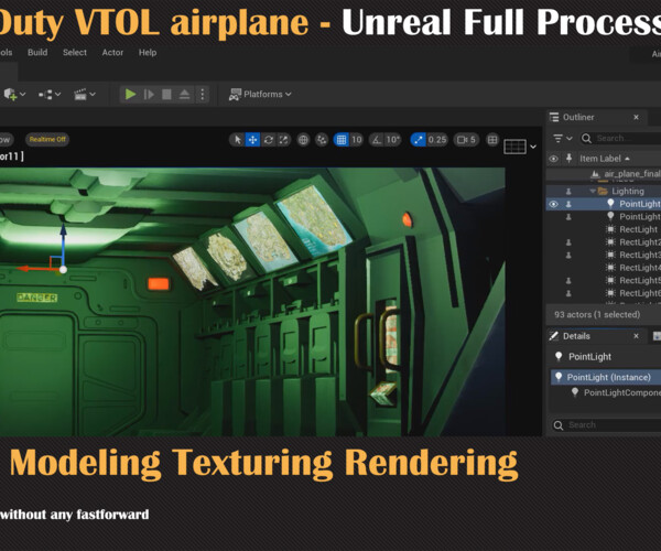 ArtStation - Call Of Duty VTOL airplane - Unreal Tutorial | Tutorials