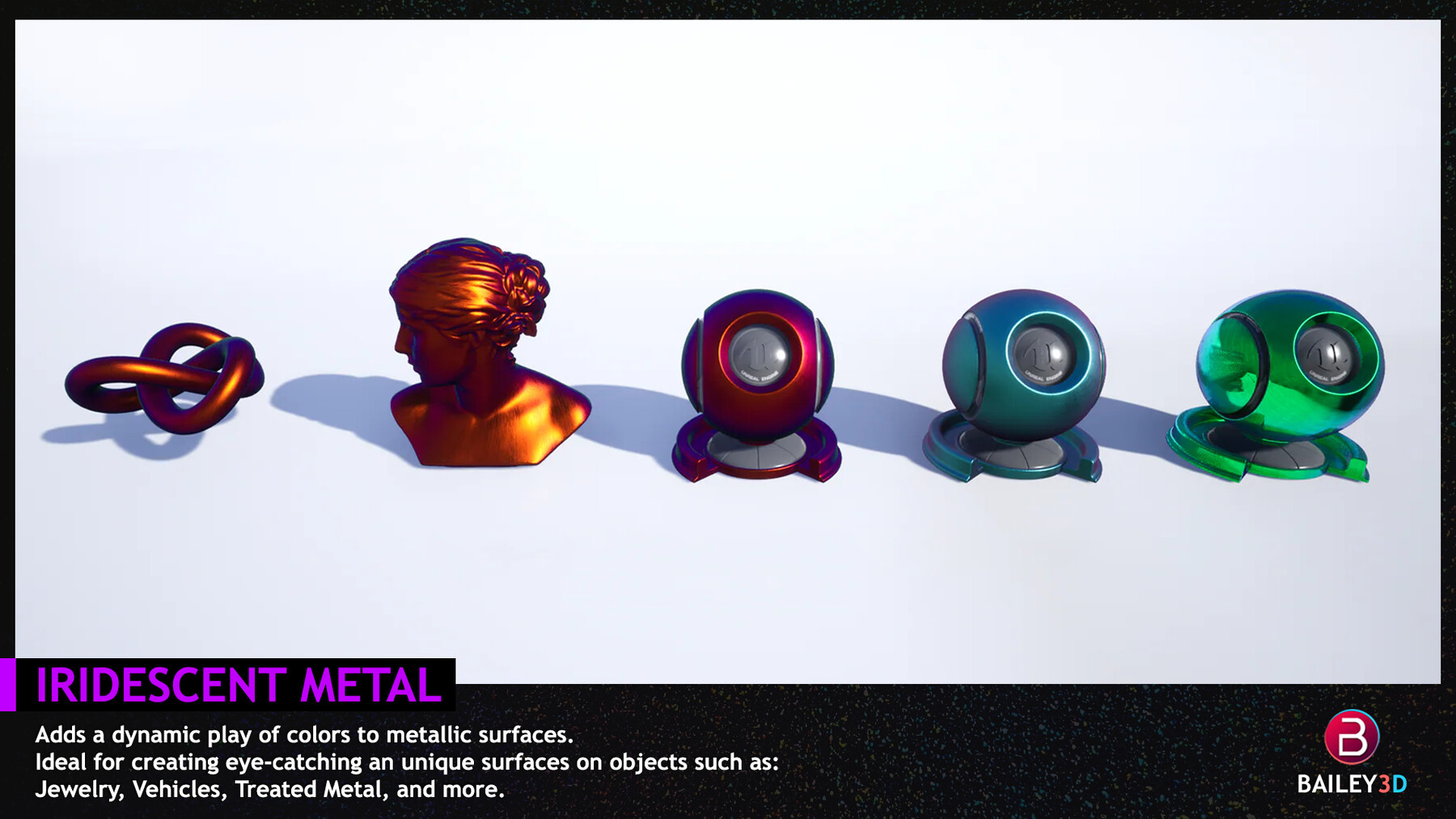 ArtStation - Unreal Engine - Iridescent Materials Pack | Game Assets