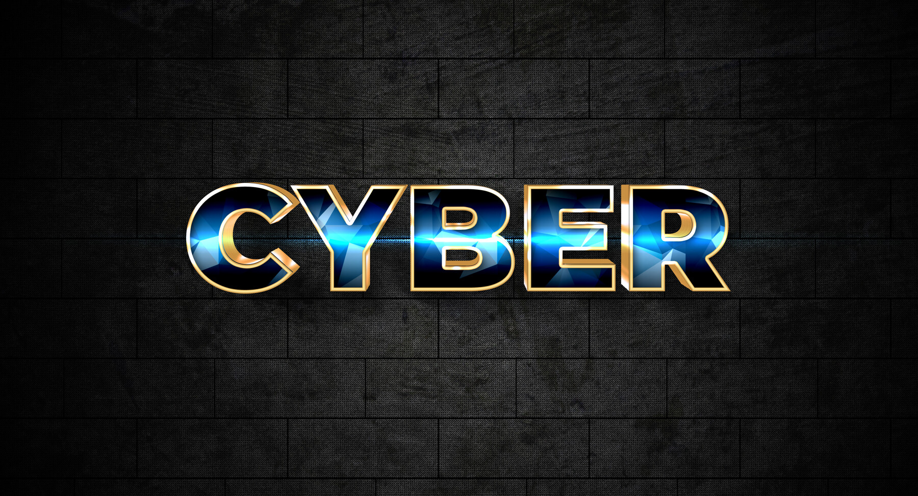 ArtStation - 3D Cyber. PSD fully editable text effect. Layer style PSD ...