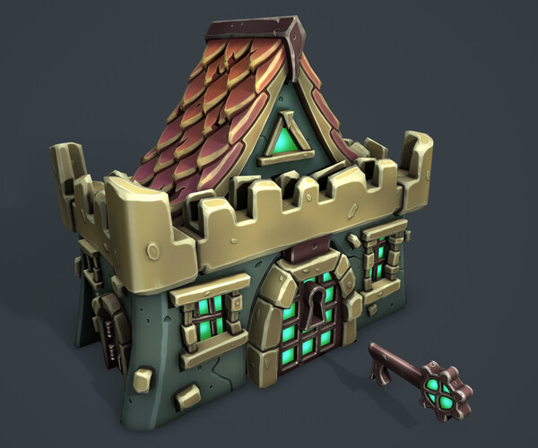 ArtStation - Castle chest | Game Assets