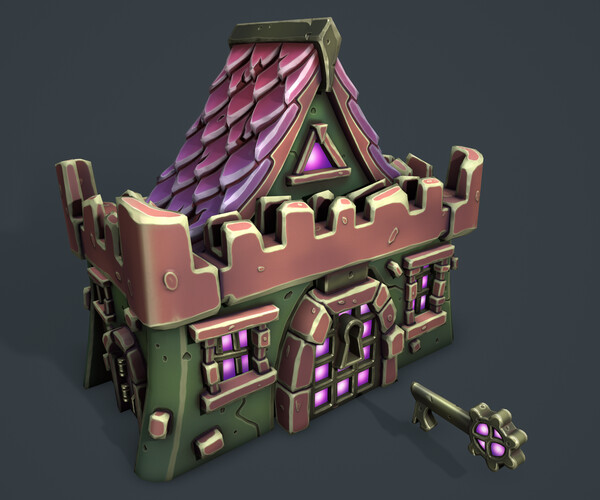 ArtStation - Castle chest | Game Assets