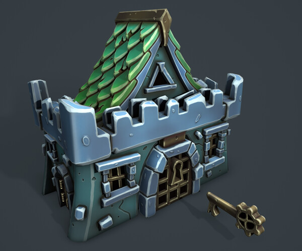 ArtStation - Castle chest | Game Assets