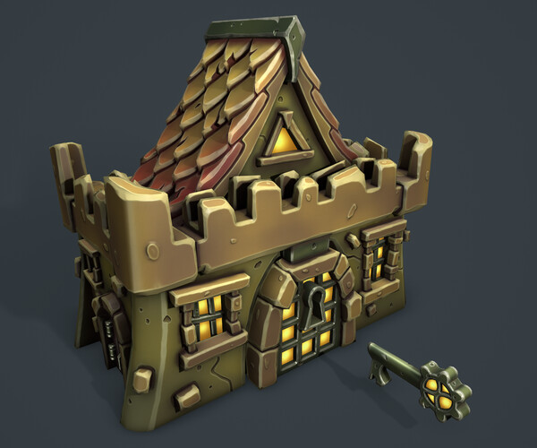 ArtStation - Castle chest | Game Assets