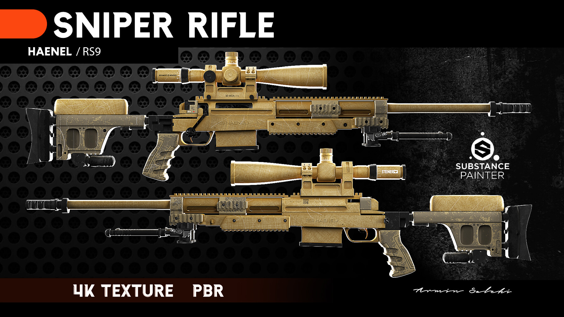 ArtStation - Sniper Rifle | Resources