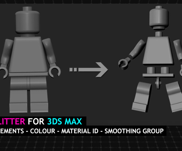 ArtStation - 3DS Max - Mesh Splitter | Resources