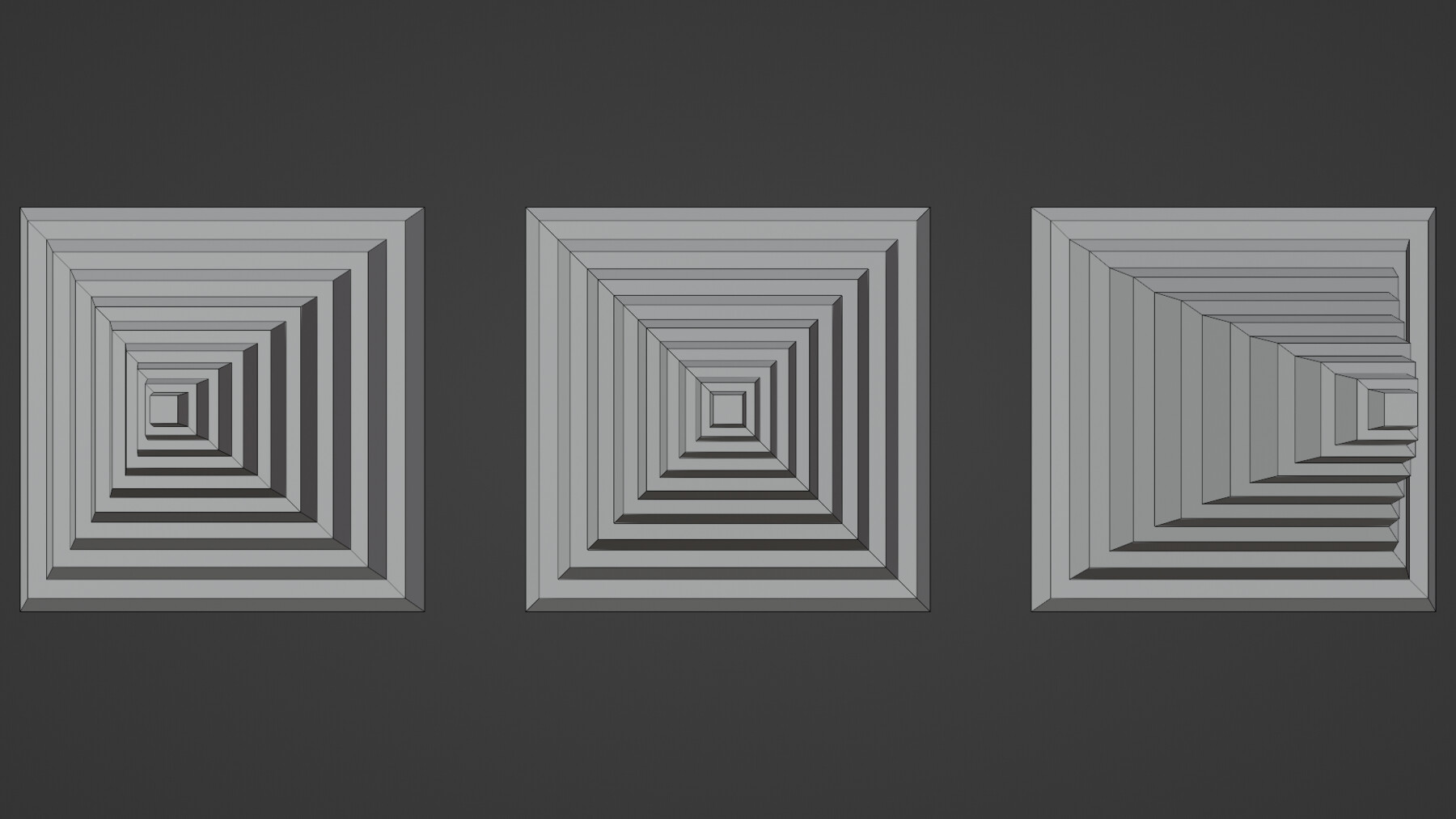 ArtStation - Curved Staired Pyramid (3 Shapes) | Resources