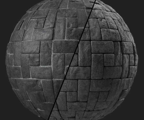 ArtStation - Stone Wall Materials 48- Stone walls|Sbsar Pbr 4k Seamless ...
