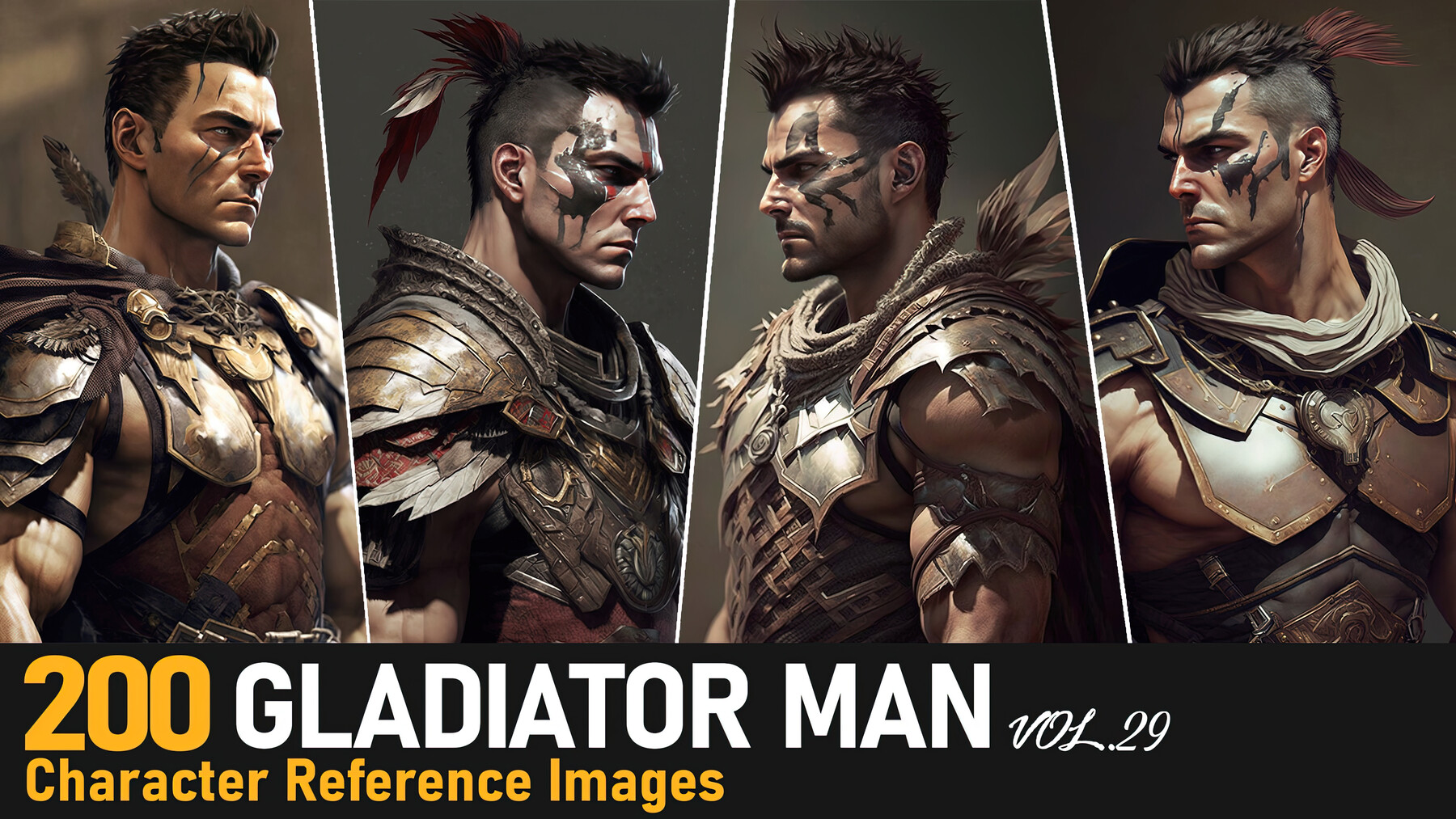 ArtStation - Gladiator Man VOL.29|4K Reference Images | Artworks
