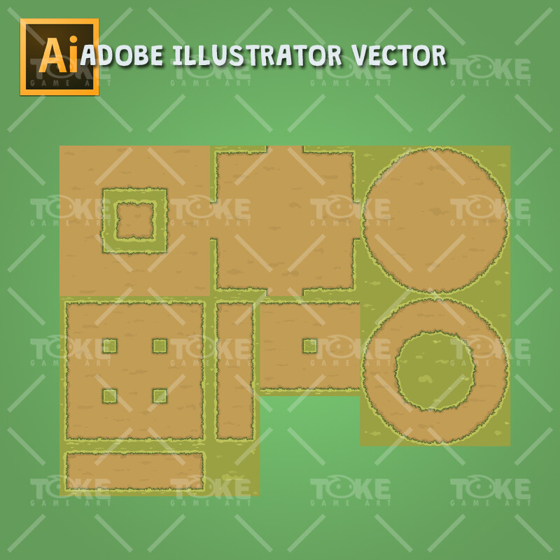 ArtStation - Old Abandoned Farm Top-Down Game Tileset | Game Assets