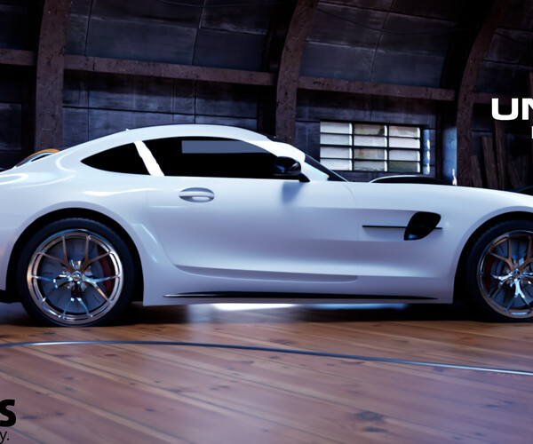 ArtStation - Mercedes AMG UE5 Drivable car | Game Assets