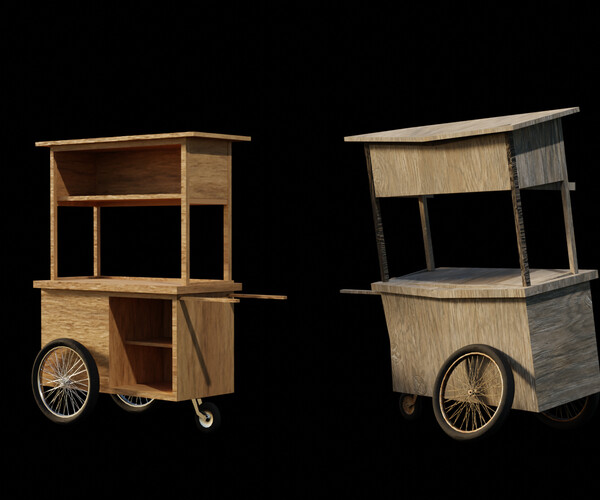 ArtStation - Wooden cart | Resources