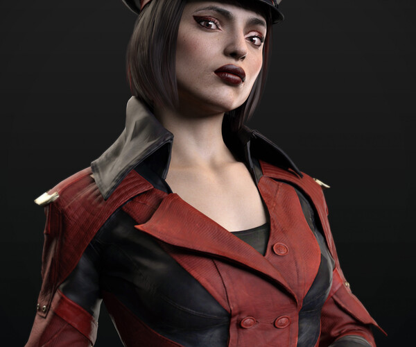 ArtStation - MORTAL KOMBAT 11 Skarlet - KoldWar Outfit | Resources