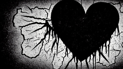 ArtStation - Darkened Emo Heart | Artworks