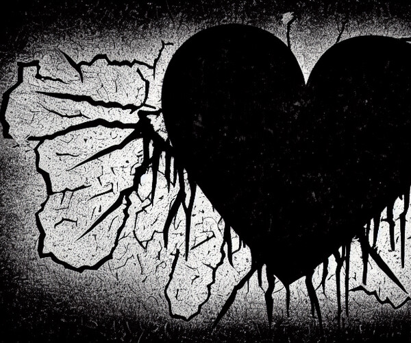 ArtStation - Darkened Emo Heart | Artworks