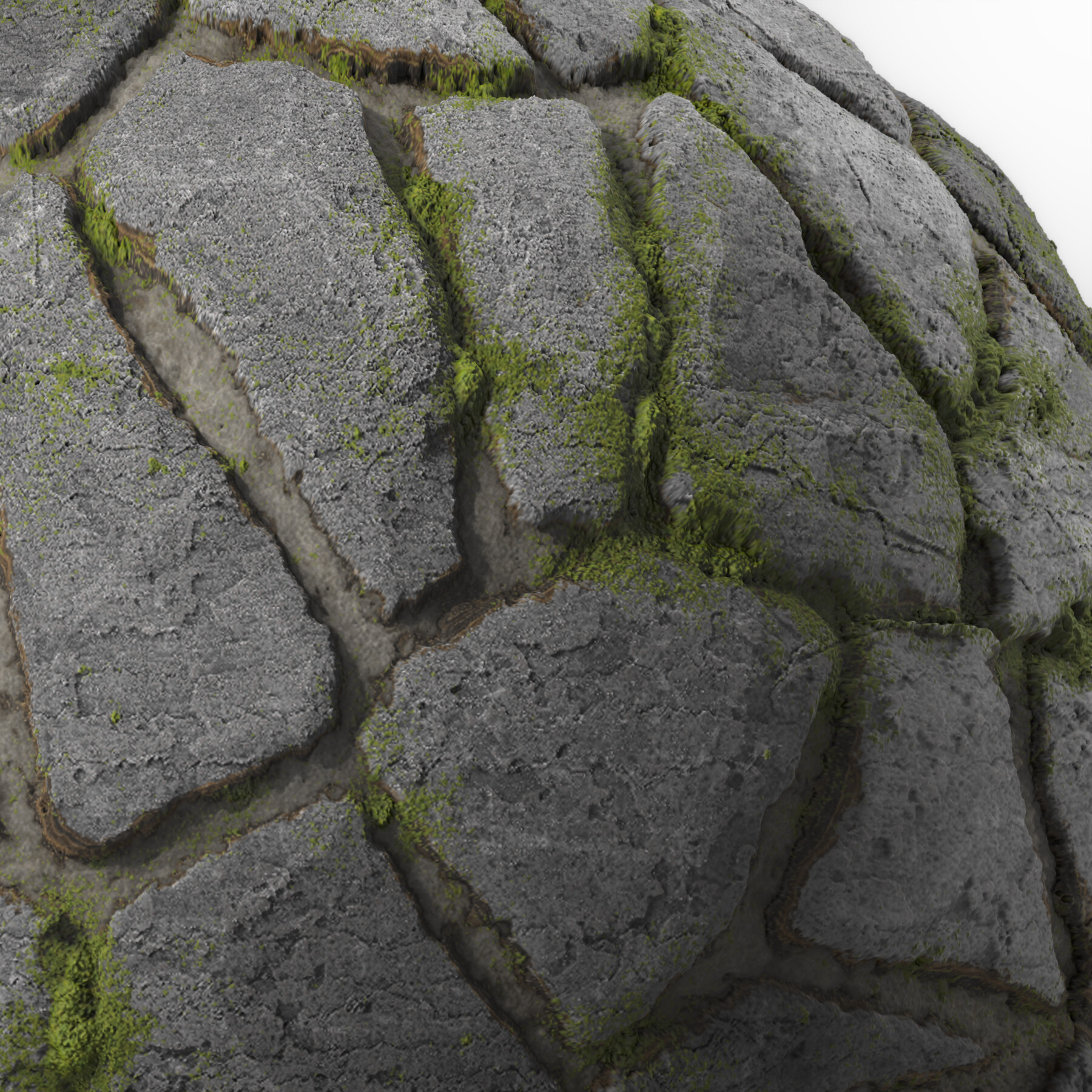 ArtStation - Stone Wall Materials 33- Stone walls By mossy, Pbr 4k ...