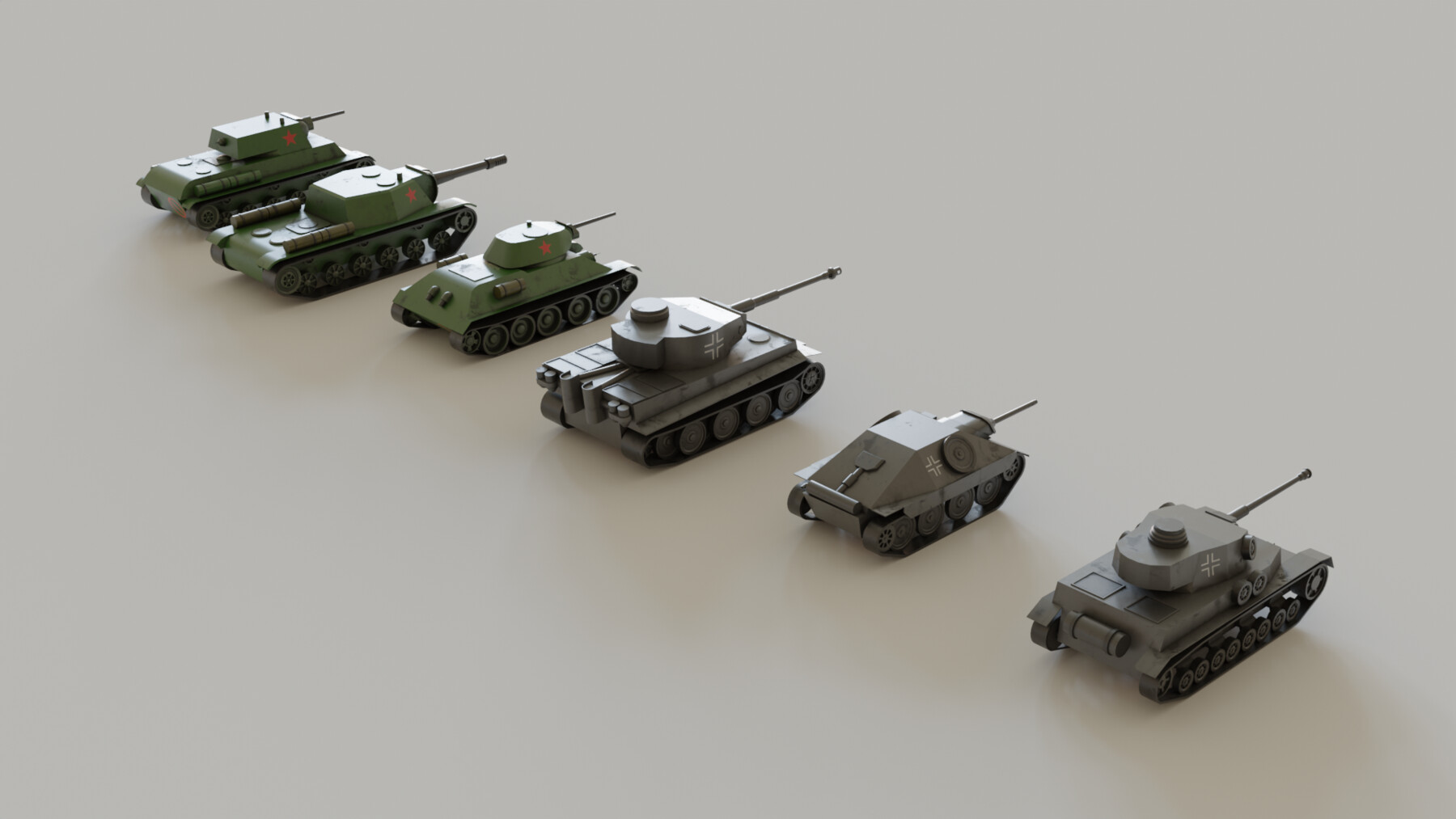 ArtStation - Tanks Pack | Game Assets