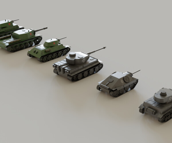 ArtStation - Tanks Pack | Game Assets