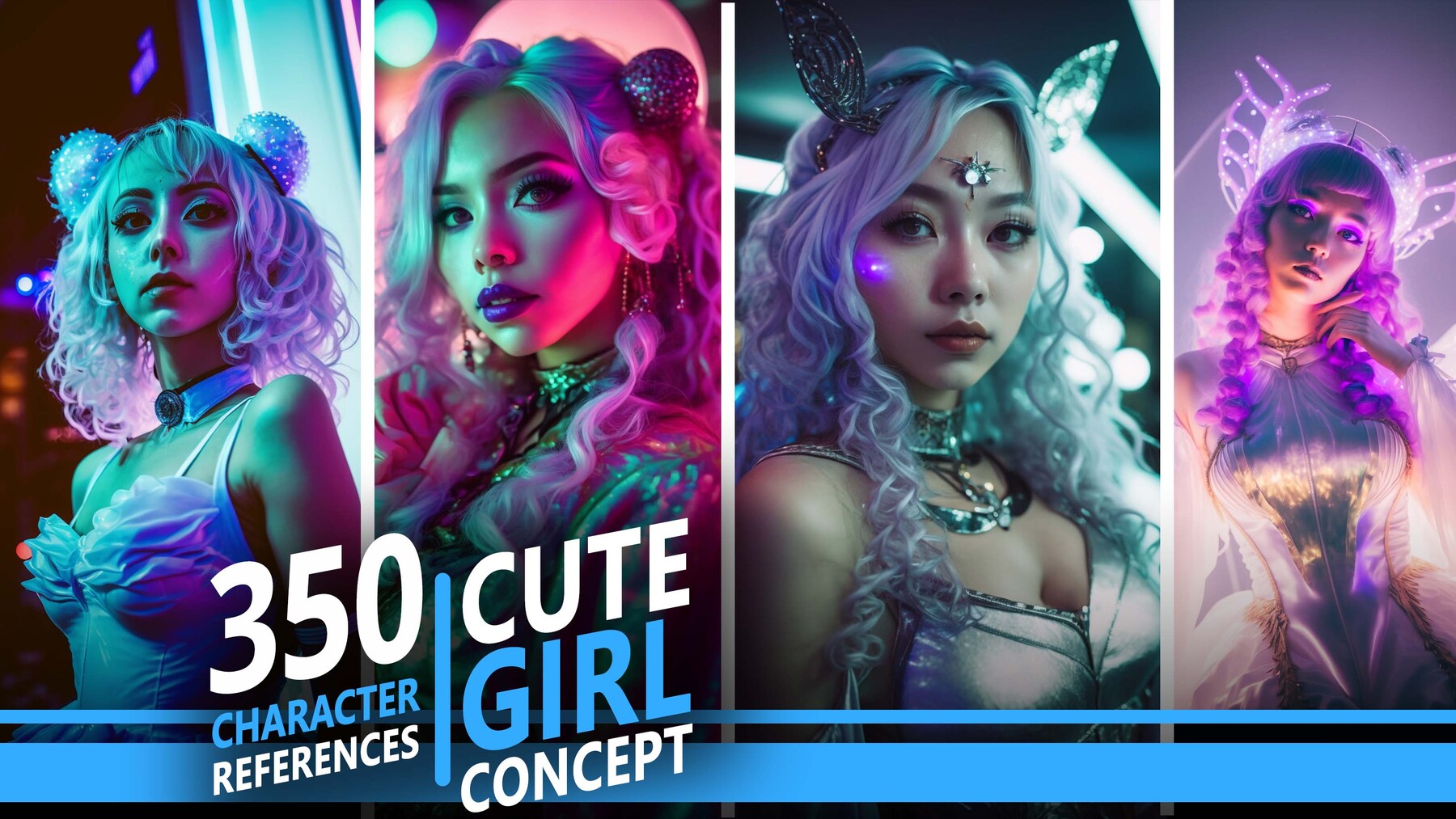 ArtStation - 350 Cute Girl Concept - Character References | Artworks