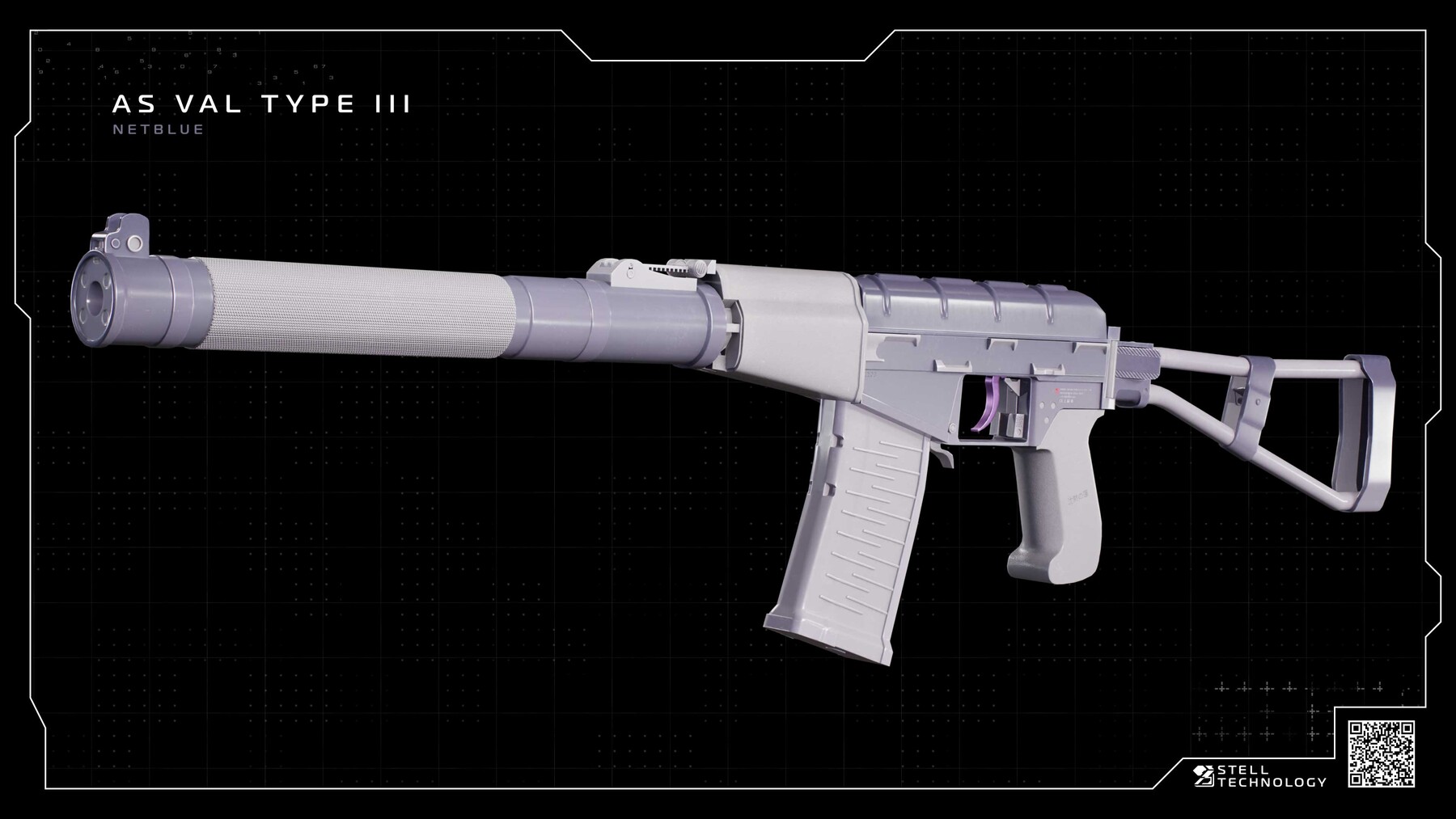 ArtStation - AS VAL TYPE III RIFLE x MIDNIGNT X PISTOL NETBLUE EDITION ...