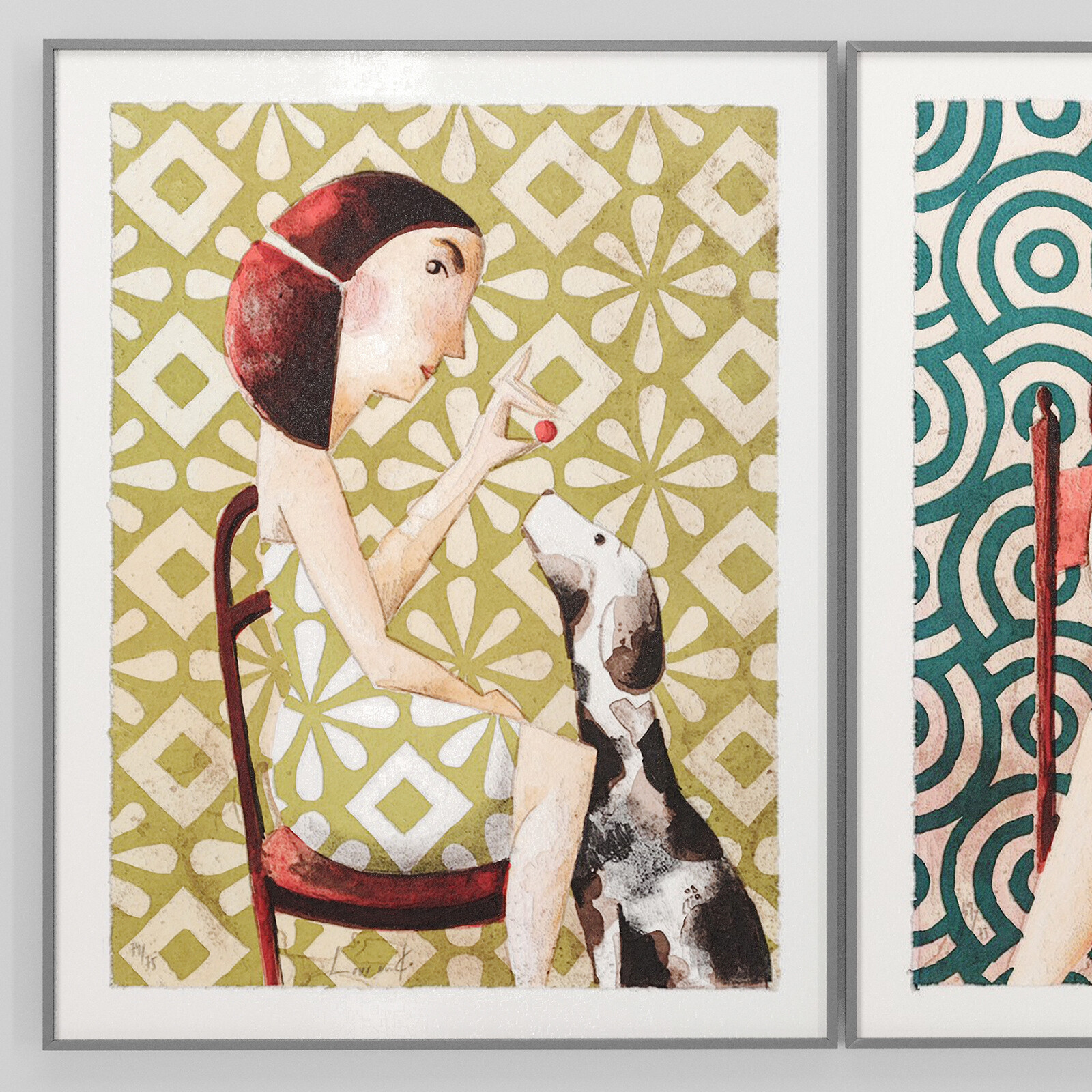 ArtStation - Art Frames 46- Women in chairs | Resources