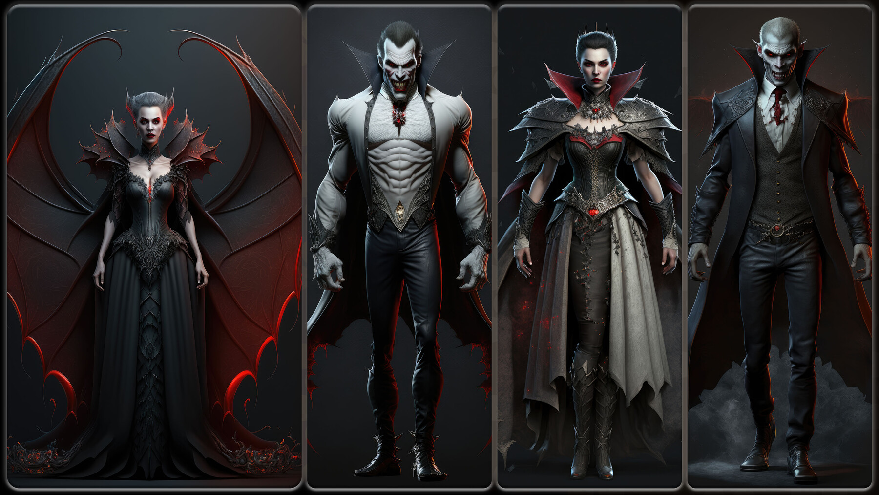 ArtStation - 110 Vampire Reference Pack | 8K | v.4 | Artworks