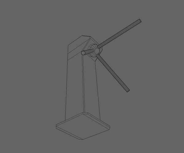 ArtStation - Ticket Gate Access Control - Catraca de Acesso Low-poly 3D ...