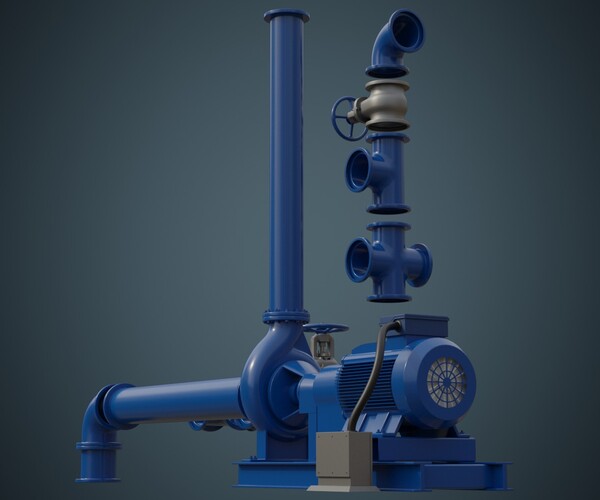 ArtStation - Water Pump 3 Basic | Resources