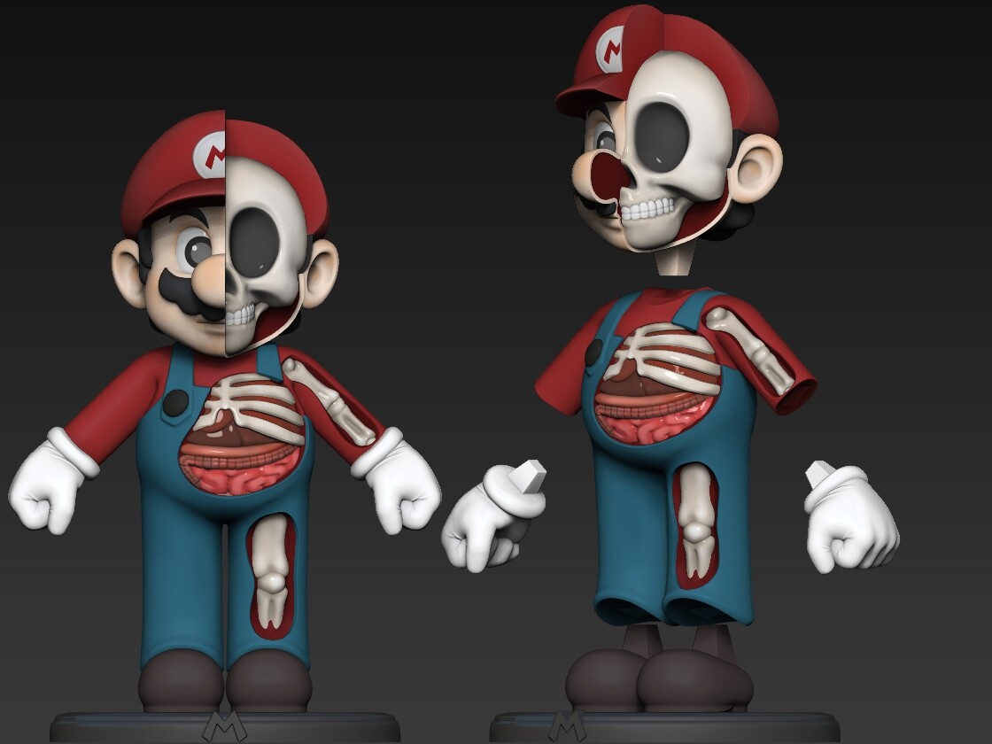 ArtStation - SUPER-MARIO 3D PRINT READY STL+FBX MODEL | Resources