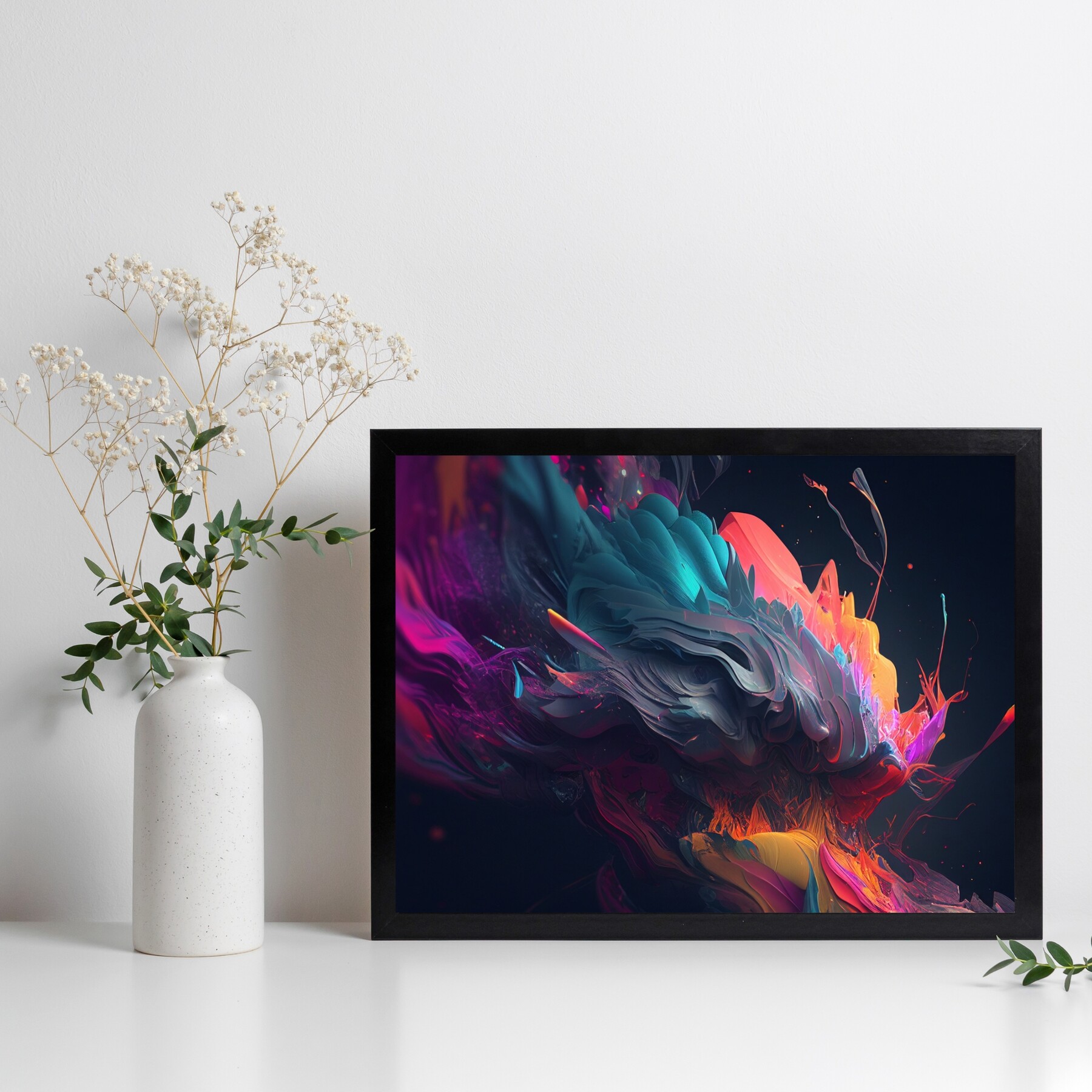 Artstation Original Abstract Painting Art Digital Art Colorful