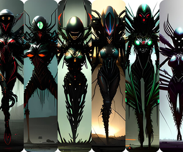 ArtStation - Venomous Vixens: A Gallery of 80 Shots Of Spider Lady with Deadly Charm | Artworks