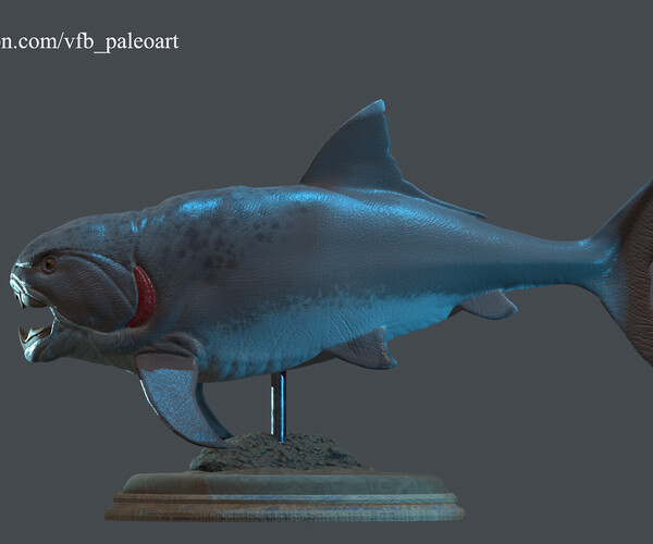 ArtStation - Dunkleosteus terrelli - Statue for 3D printing | Resources