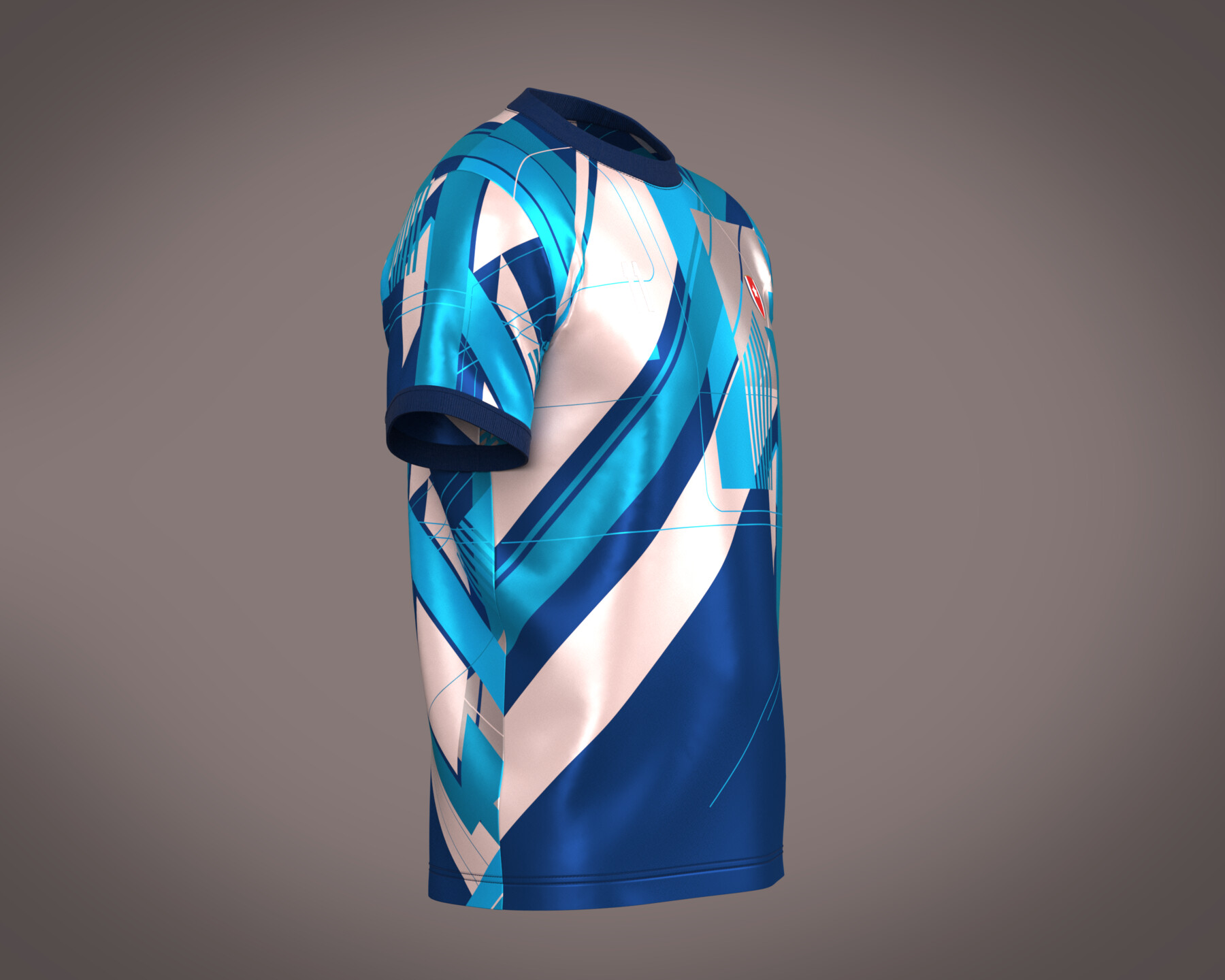 ArtStation - Soccer Football Blue color Jersey Player-11 | Resources