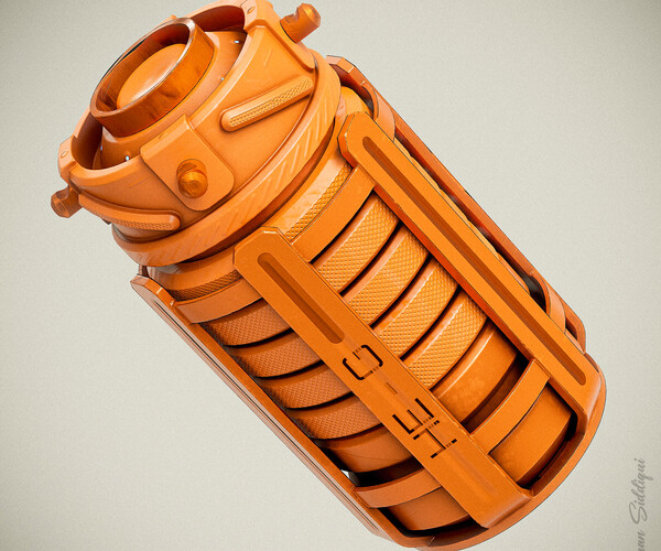 ArtStation - Sci-fi Grenades V8 PBR | Game Assets