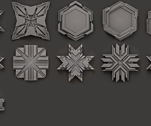 ArtStation - 100 Sci Fi Alpha vol - 05 | Brushes
