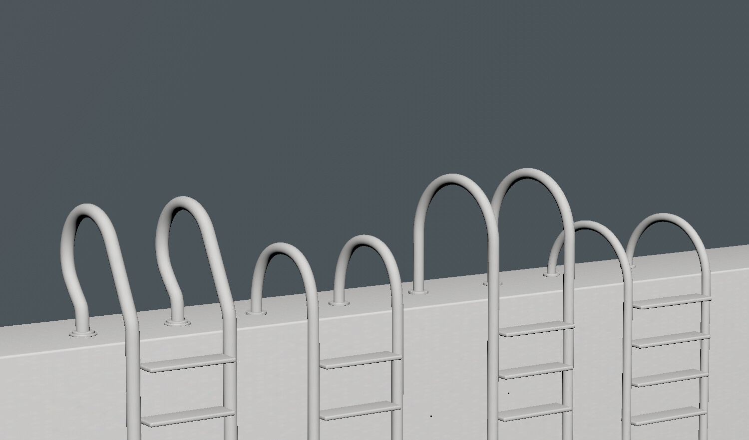 ArtStation - Pool Ladder Pack - 3D Models | Game Assets