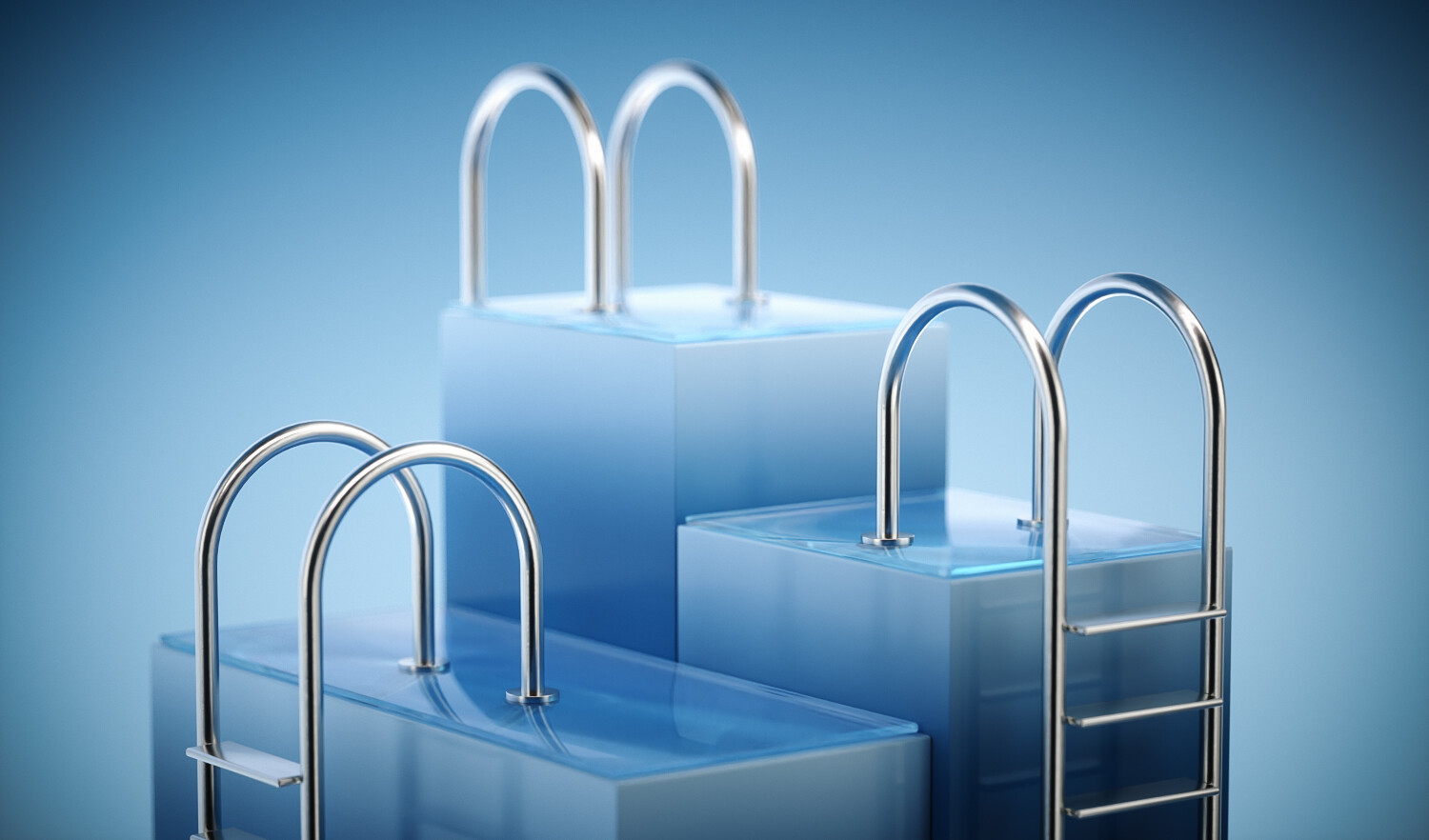 ArtStation - Pool Ladder Pack - 3D Models | Game Assets