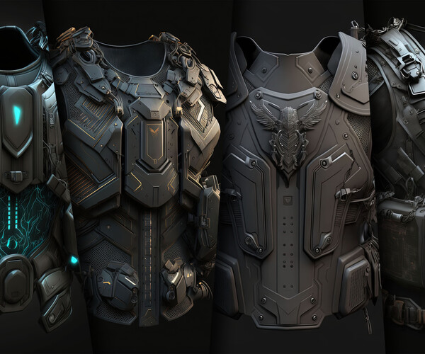 ArtStation - 109 bulletproof jacket (More Than 8K Resolution) | Artworks