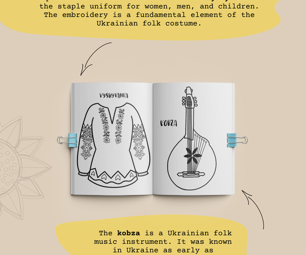 ArtStation - Coloring book: Ukraine | Books & Comics