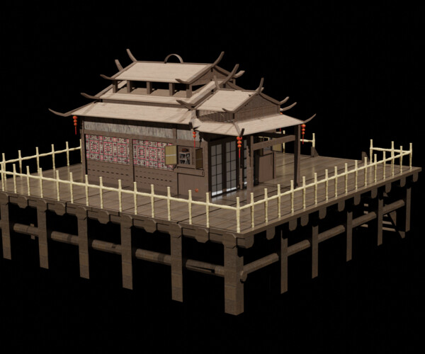 ArtStation - Chinese House 1 | Resources