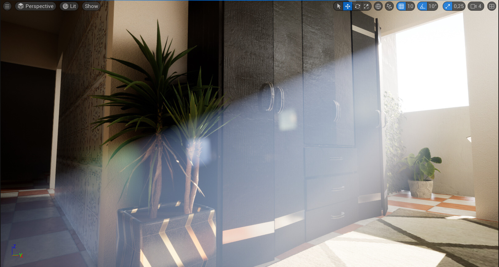 ArtStation - Armoire_Croco_Leather Cupboard 3D Model FBX STL Bend file | Game Assets