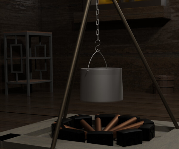 ArtStation - Chinese House 2 | Game Assets