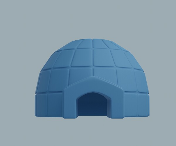 ArtStation - Igloo 3D Model | Resources