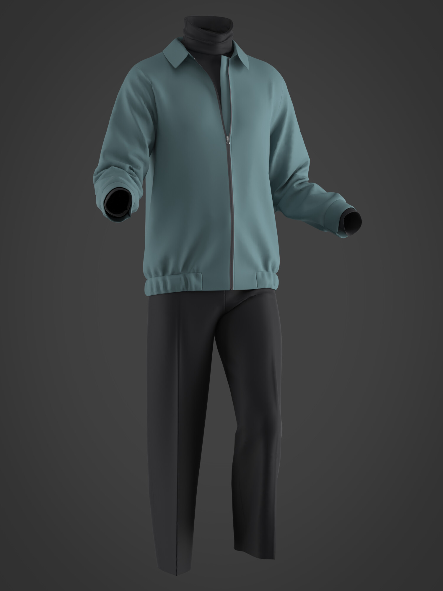 ArtStation - 4 Basic men's clothes pack. CLO3d (obg / fbx) | Game Assets