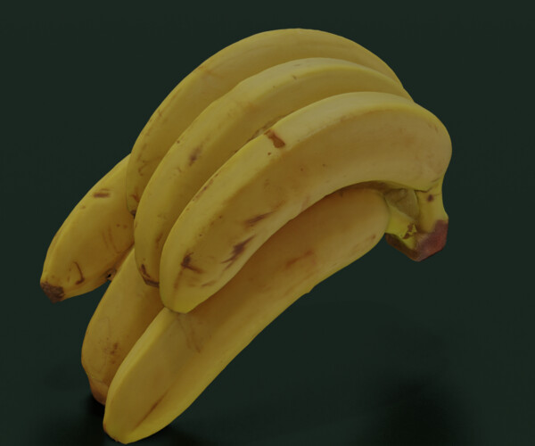 ArtStation - Banana Bunch low poly game ready | Game Assets