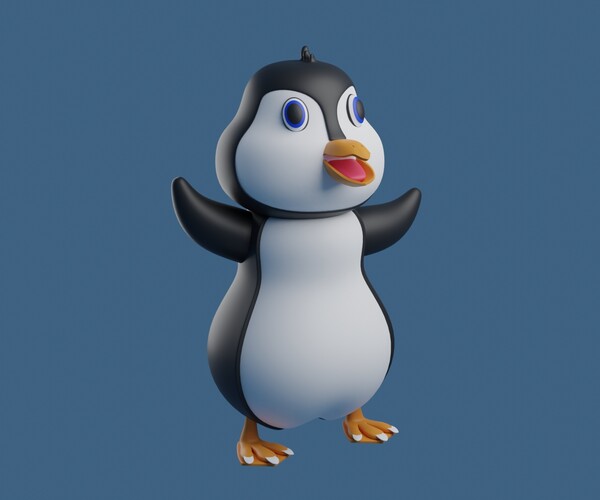 ArtStation - Penguin 3D Model | Resources