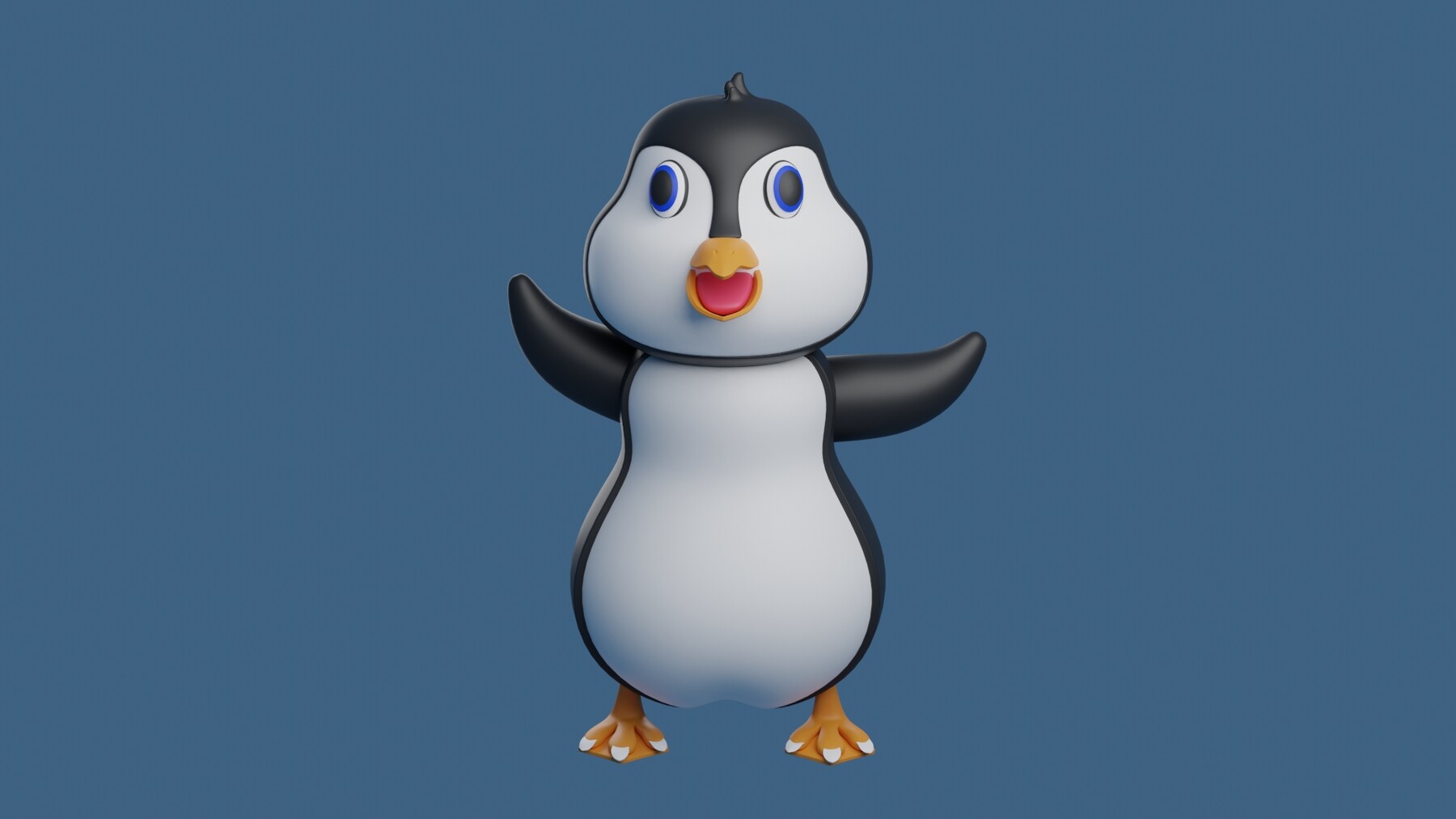 ArtStation - Penguin 3D Model | Resources