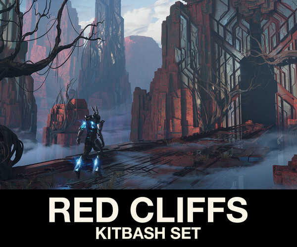 ArtStation - Red cliffs kit | Resources