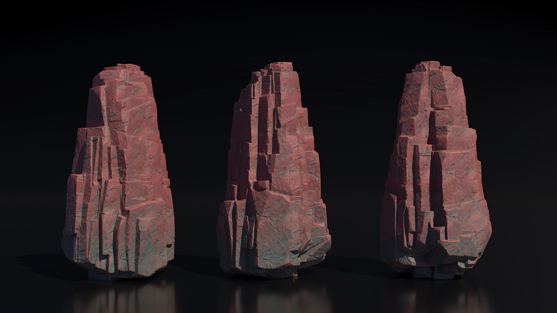 ArtStation - Red cliffs kit | Resources